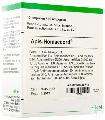Apis Homaccord Ampoules – United Remedies