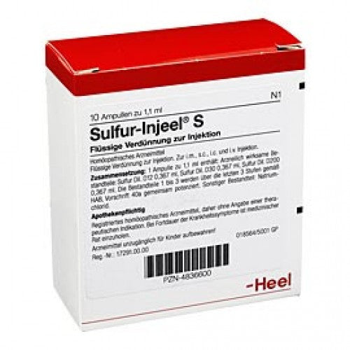 Sulfur Injeel S Ampoules – United Remedies